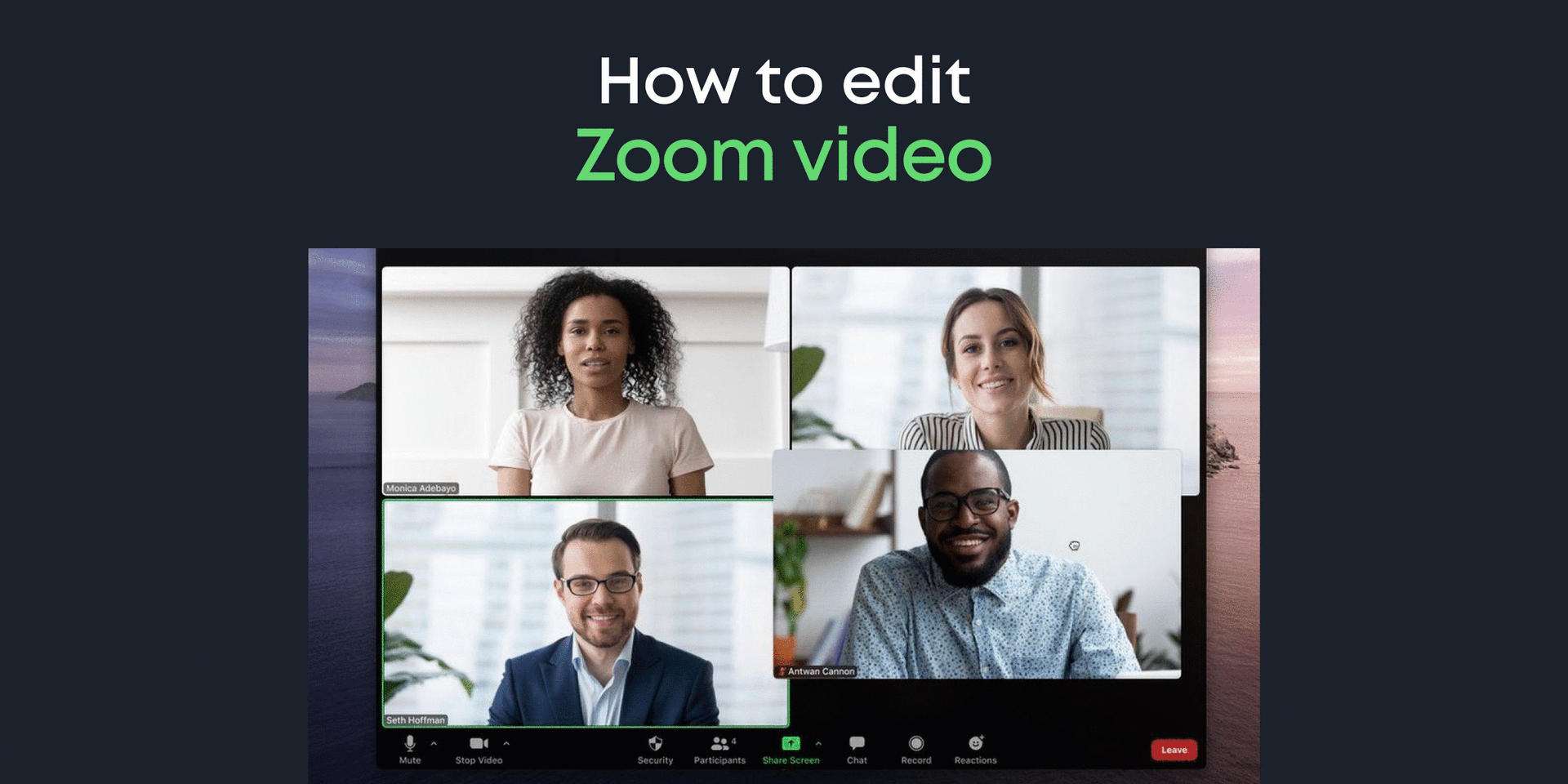 How to Edit your Zoom Recording on Computer, Stress-free! - Animotica Blog